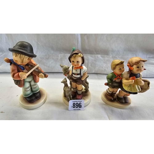 3 GOEBELS, GERMAN FIGURINES