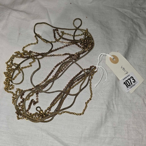 3 ROLLED GOLD GUARD CHAINS