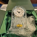 BRAND NEW IN BOX IRISH BELFAST LED CRYSTAL MANTEL CLOCK
