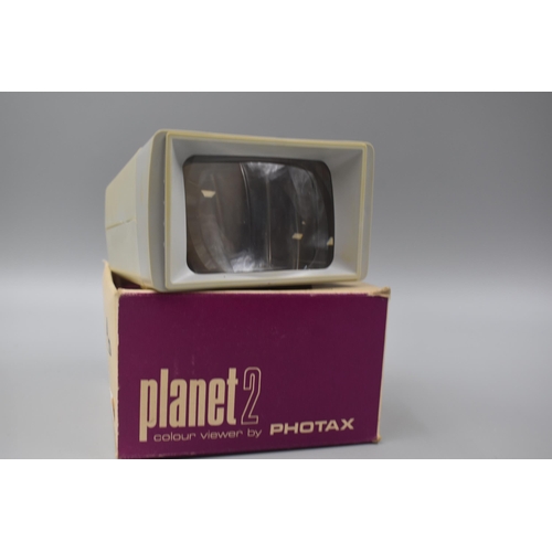 Vintage Photax Planet 2 Colour Viewer in original box