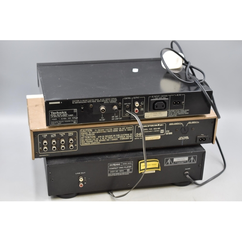 An Eclipse CD Player (CD101), With a Marantz Graphic Stereo Equalizer ...