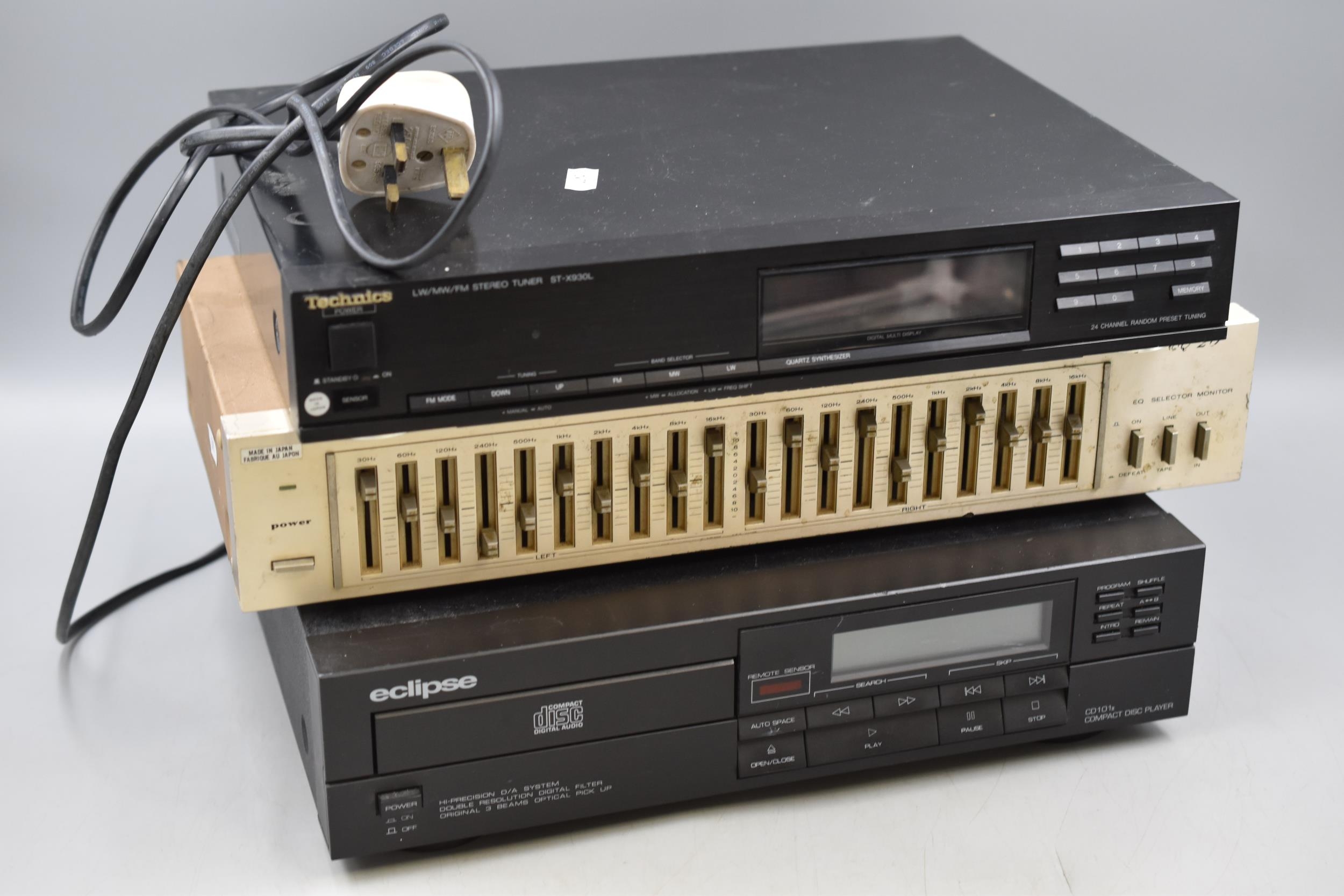 An Eclipse CD Player (CD101), With a Marantz Graphic Stereo Equalizer ...