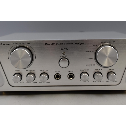 SkyTronic 103.100 200 W Karaoke Audio Power Amplifier (Powers On)