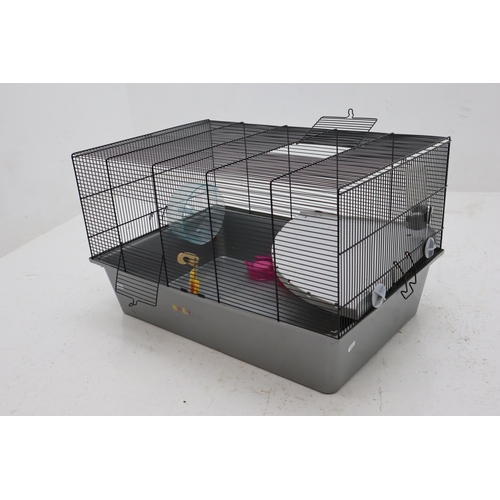 Large Hamster/ Rodent Cage with Accessories 27"x 18"x 16"
