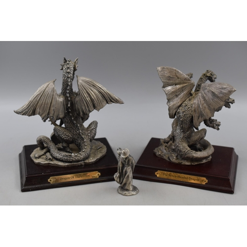 Three Boxed Myth and Magic Figures, includes The Keeper, Dragon of the ...