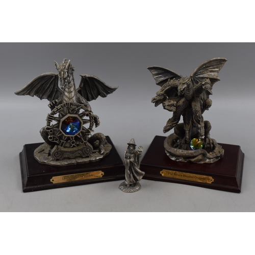 Three Boxed Myth and Magic Figures, includes The Keeper, Dragon of the ...