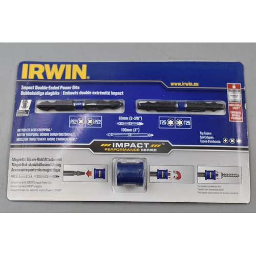 Ten Boxed Sets of Irwin Impact Driver Bits, PZ2 And T25.