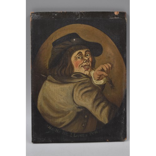 John Collier (Alias Tim Bobbin) 1708 - 1786 attributed Original Oil on ...