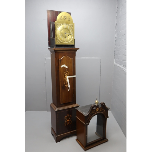 Vintage Grandfather Clock complete with keys and Pendulum Unknown ...
