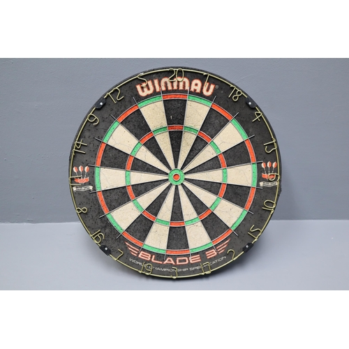 World Champion Specification Winmau Blade 3 Dart Board