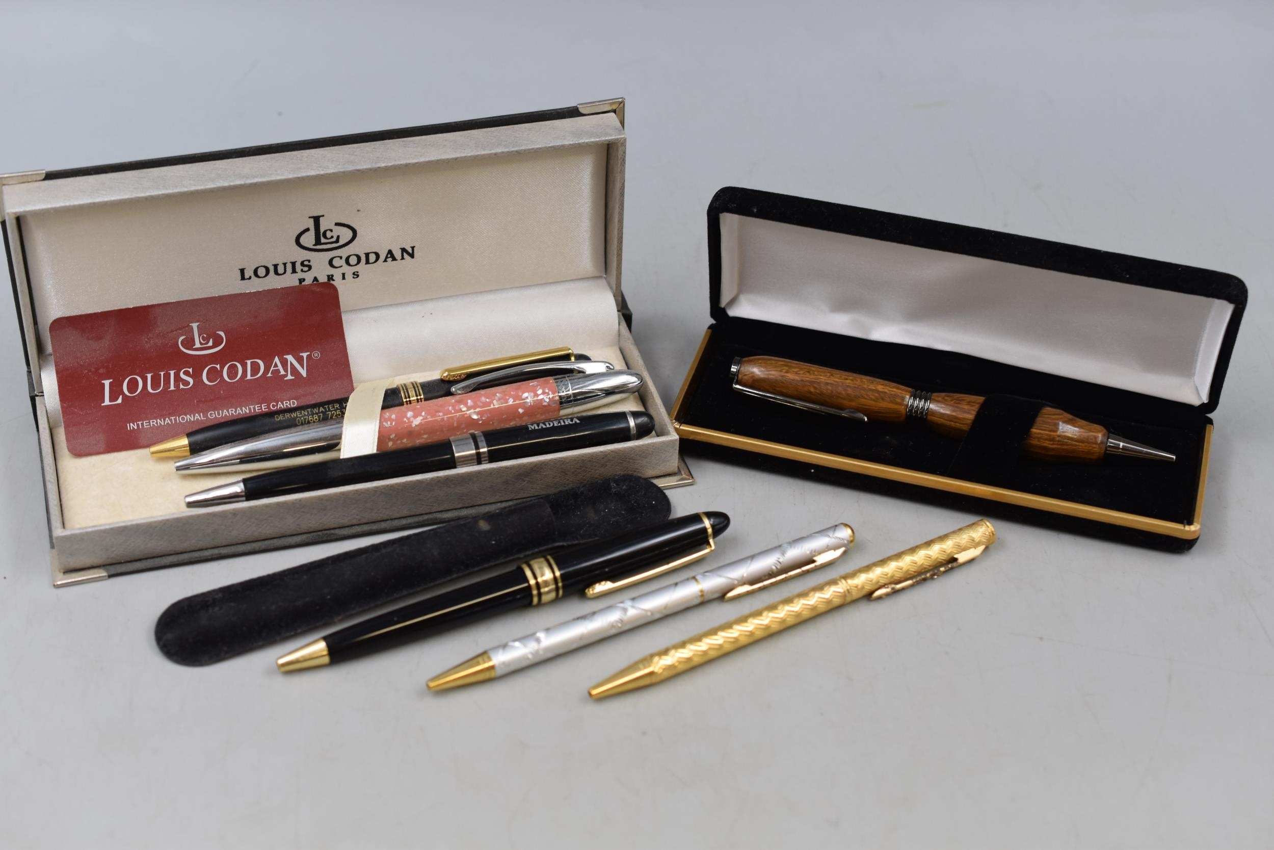 A Selection of Assorted Collectable Ball Point Pens. Includes Louis ...