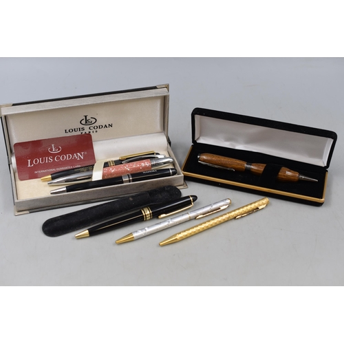 A Selection of Assorted Collectable Ball Point Pens. Includes Louis ...