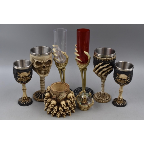 Mixed Selection of Decorative Halloween Goblets and Drinks Classes ...