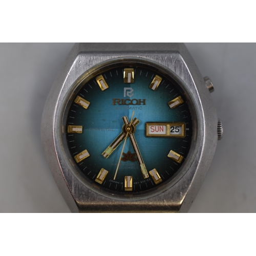 Ricoh 21 Jewels Automatic Day / Date Gents Watch with Original Strap ...