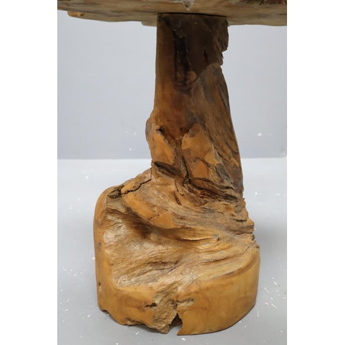 Rustic Solid Teak Root Wood Coffee/Side Table Showing Spectacular Wood ...