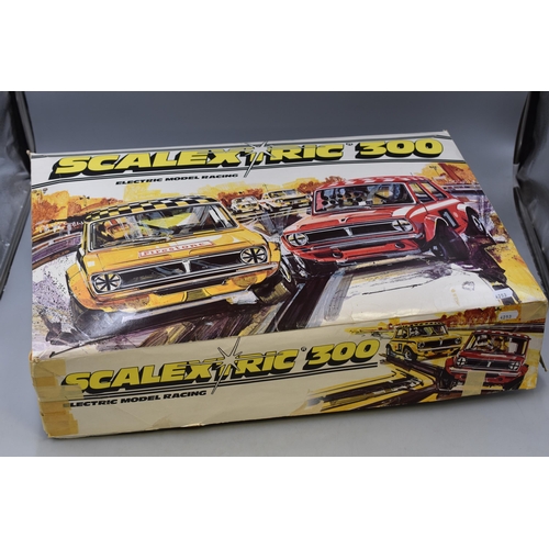 Scalextric 300 Electric Model Racing Game Complete with Cars, Track and ...