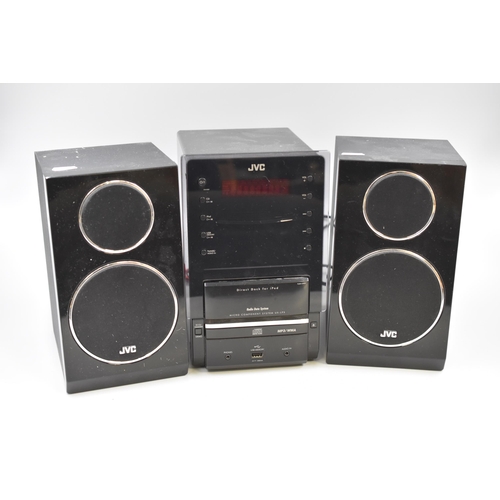 JVC Micro Component CD Stereo System Complete with Speakers (Working)