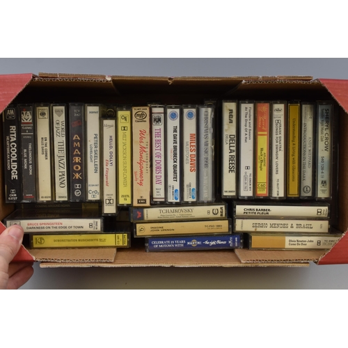 Large Mixed Selection of Cassette Tapes to include Mainly Jazz and Easy ...