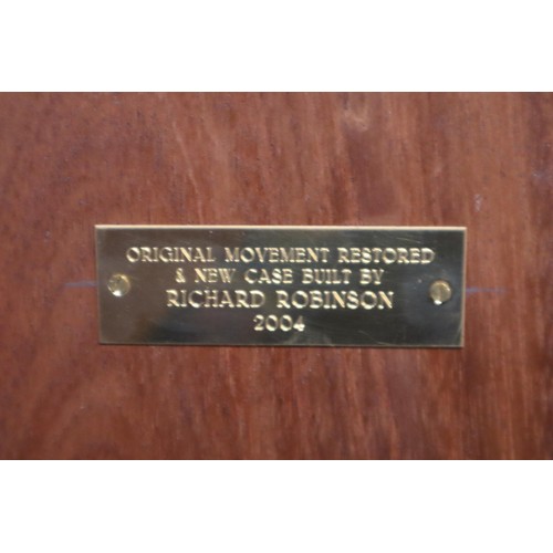 Restored Long Case Single Weight Brass movement Grandfather Clock by T ...