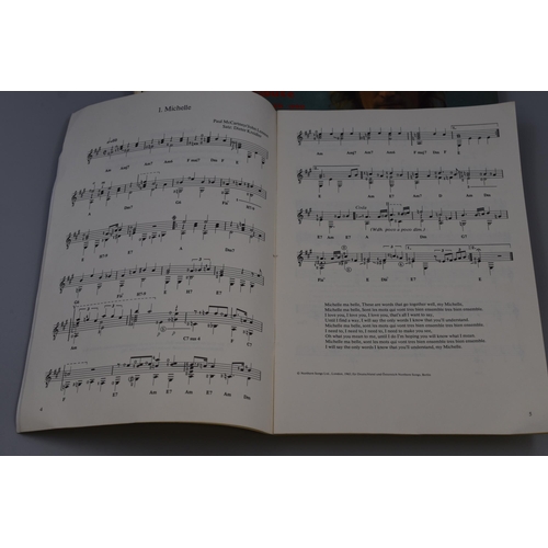 Selection of Music Ephemera including Beatles Song Book, Magazine ...