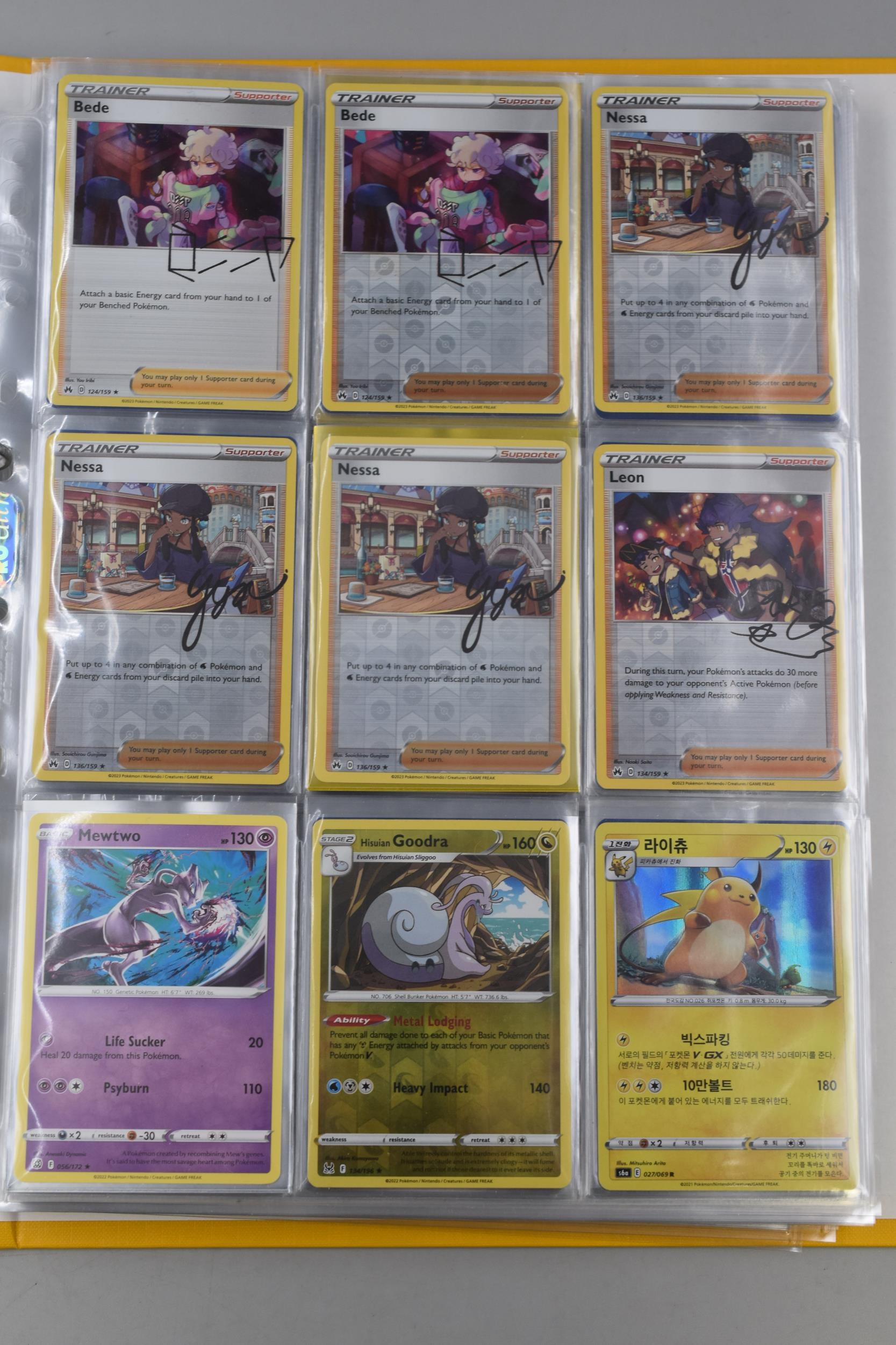 Album containing a Large Selection of Holo and Reverse Holo Pokemon ...
