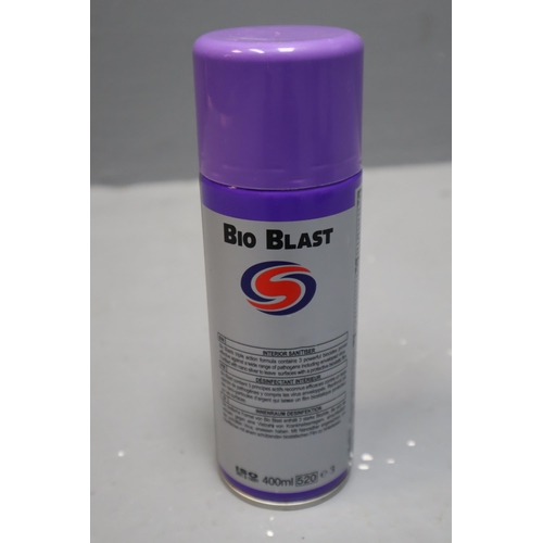 33 Cans (400ml) of Bio Spray Multi-Purpose Sanitiser. Proved Effective ...