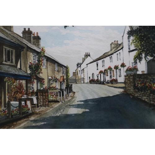 Collection of 3 paintings to include a David C'Bell daybreak at the ...