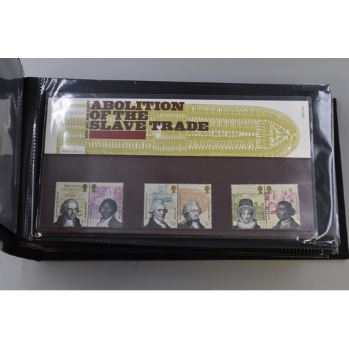 Two Folders Containing a Selection of Royal Mail Barcoded Stamp Sets ...