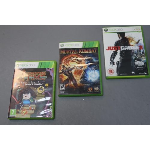 XBox 360 Games Console with approx 25 Games, Controller, Power Lead ...