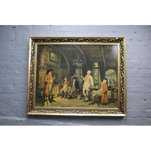 LARGE Gilt Framed Print Depicting the Famous Frank Moss Bennett ...