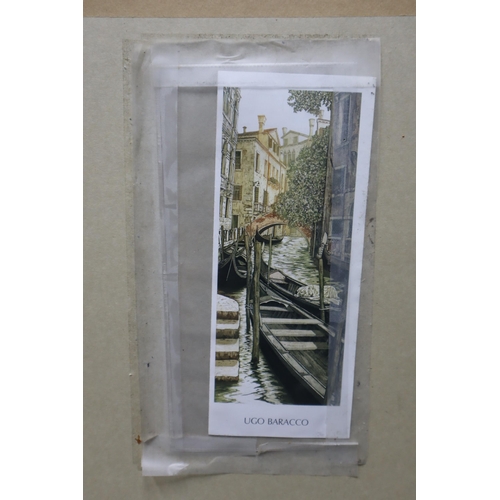 Ugo Baracco Signed Limited Edition Print of Venice Scene (20" x 13")