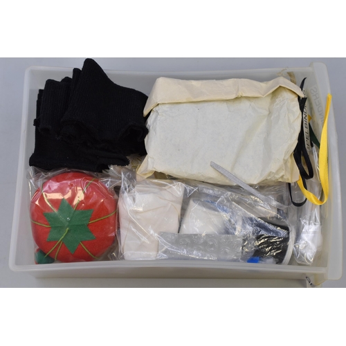 Six Drawer Storage Unit Crammed with Arts and Crafts items to include ...