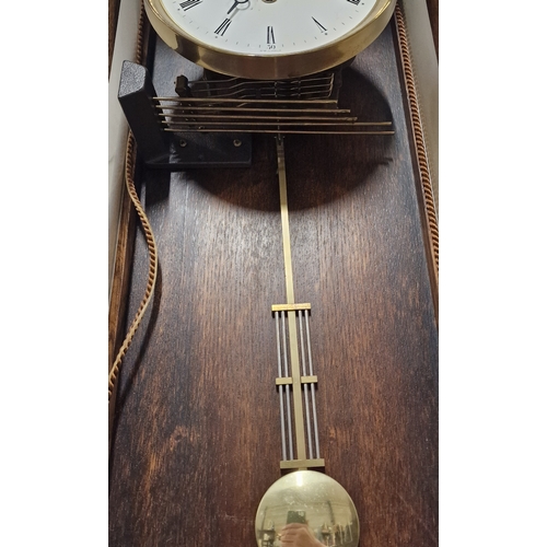 Christiaan Huygens Westminster Chime Clock Approx 28 inches Tall.