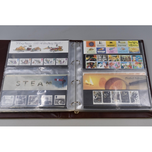 Royal Mail Album Containing approx 37 Mint Stamp Presentation Packs