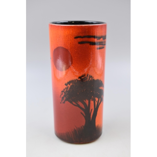 A Poole Andrew Tanner Designed African Sky Vase, Approx 8.5" tall