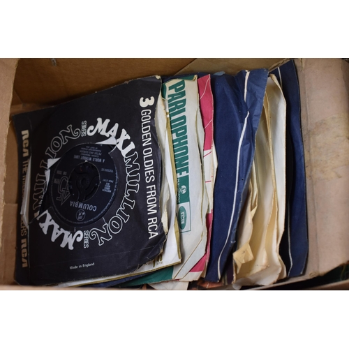 Box Full of Vintage 7" Single Records