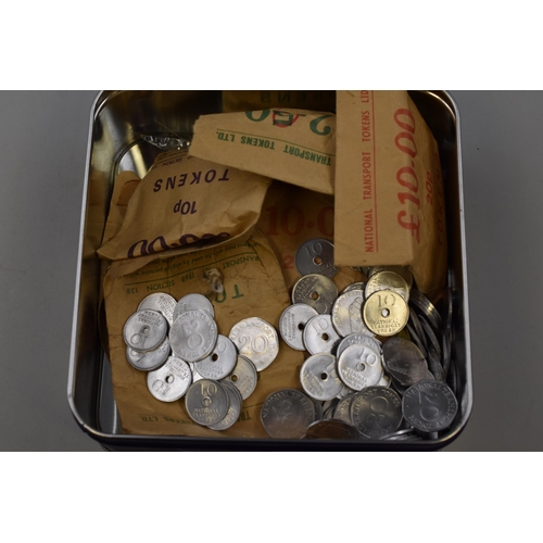 A Large Selection of National Transport Tokens
