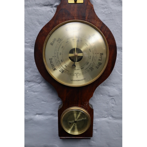 Vintage Wall Hanging Barometer (26")