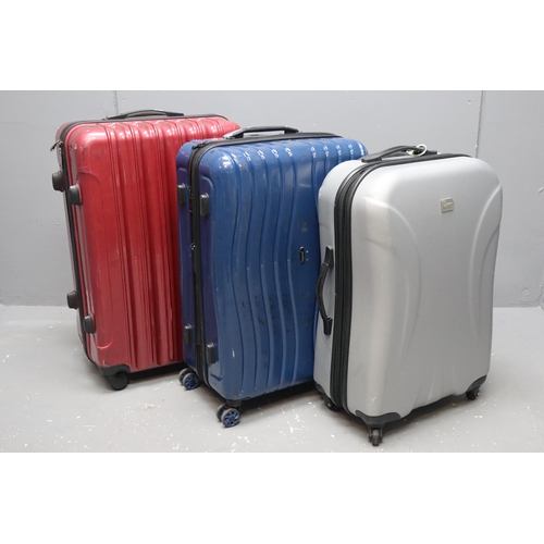 Selection of 3 Travelling Suitcases