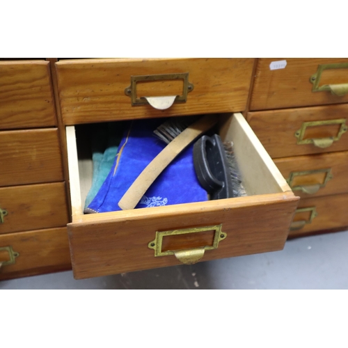 ***NO POSTAGE*** Hand Made Fifteen Drawer Storage Unit complete with ...