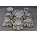 Set of Phoenix china tea set to include 6 tea cups, 6 saucers, 6 side ...