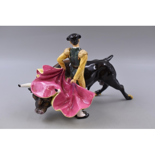 A Royal Doulton Limited Edition (64/250) Matador and Bull (HN 4566 ...