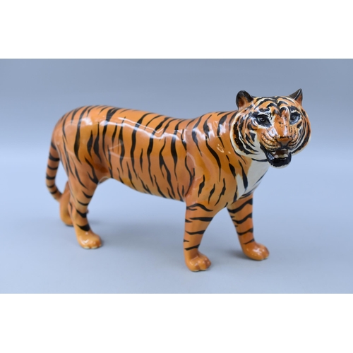A Beswick Tiger Figure No 2096, Approx 30cm Long