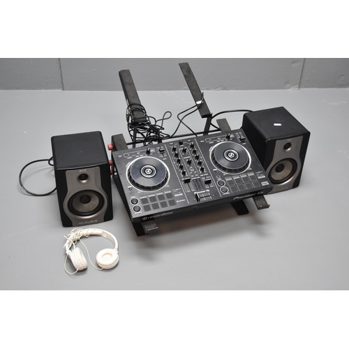 Pioneer DDJ RB Controller with the Rekordbox Software, Speakers and ...