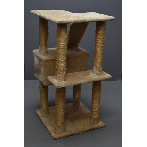 Large Three Tier Cat Activity Tower approx 38"x 19"sq