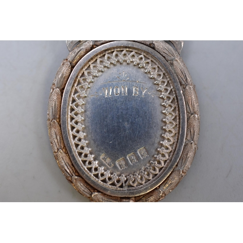 Hallmarked Birmingham Silver Fob / Medal circa 1900 Complete with ...