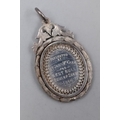Hallmarked Birmingham Silver Fob / Medal circa 1900 Complete with ...