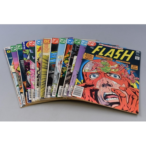 A Selection of Thirteen DC The Flash Comics