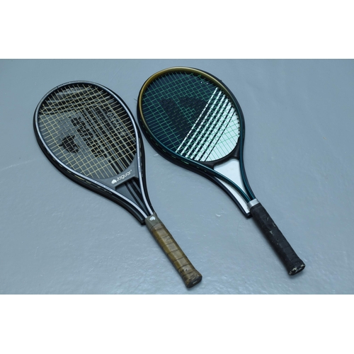 Two Very Nice Quality Lightweight Tennis Rackets to include Jaguar and ...