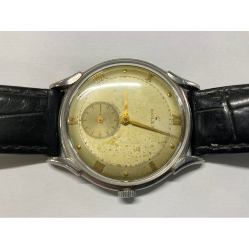 A Rolex Precision 4498 Circa 1949 (627498) Gents Mechanical Watch, With ...